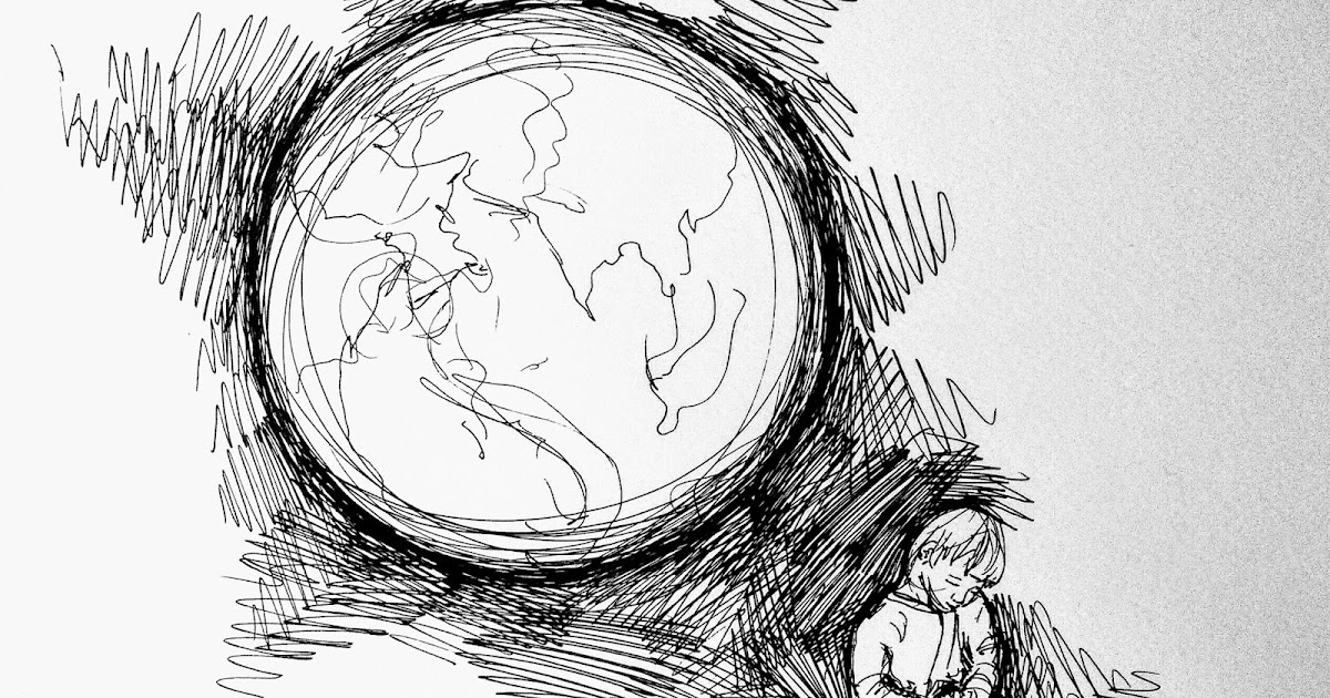 Create A Drawing A Day: For the benefit of all, benefit the small.