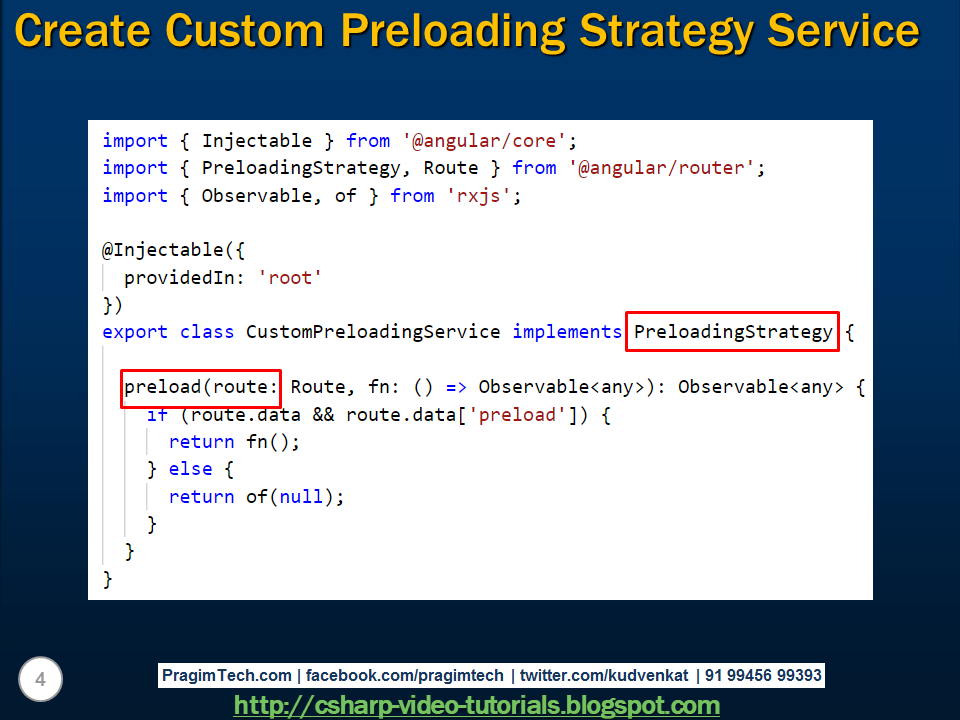Sql Server Net And C Video Tutorial Angular Custom Preloading Strategy Slides