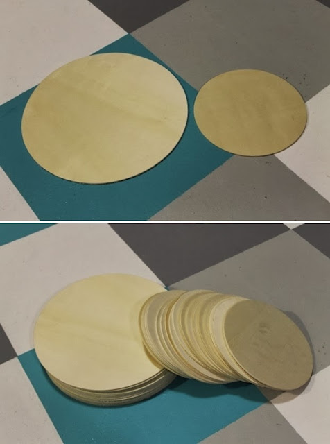 that's sew life: Wooden Fabric Circles + My Week