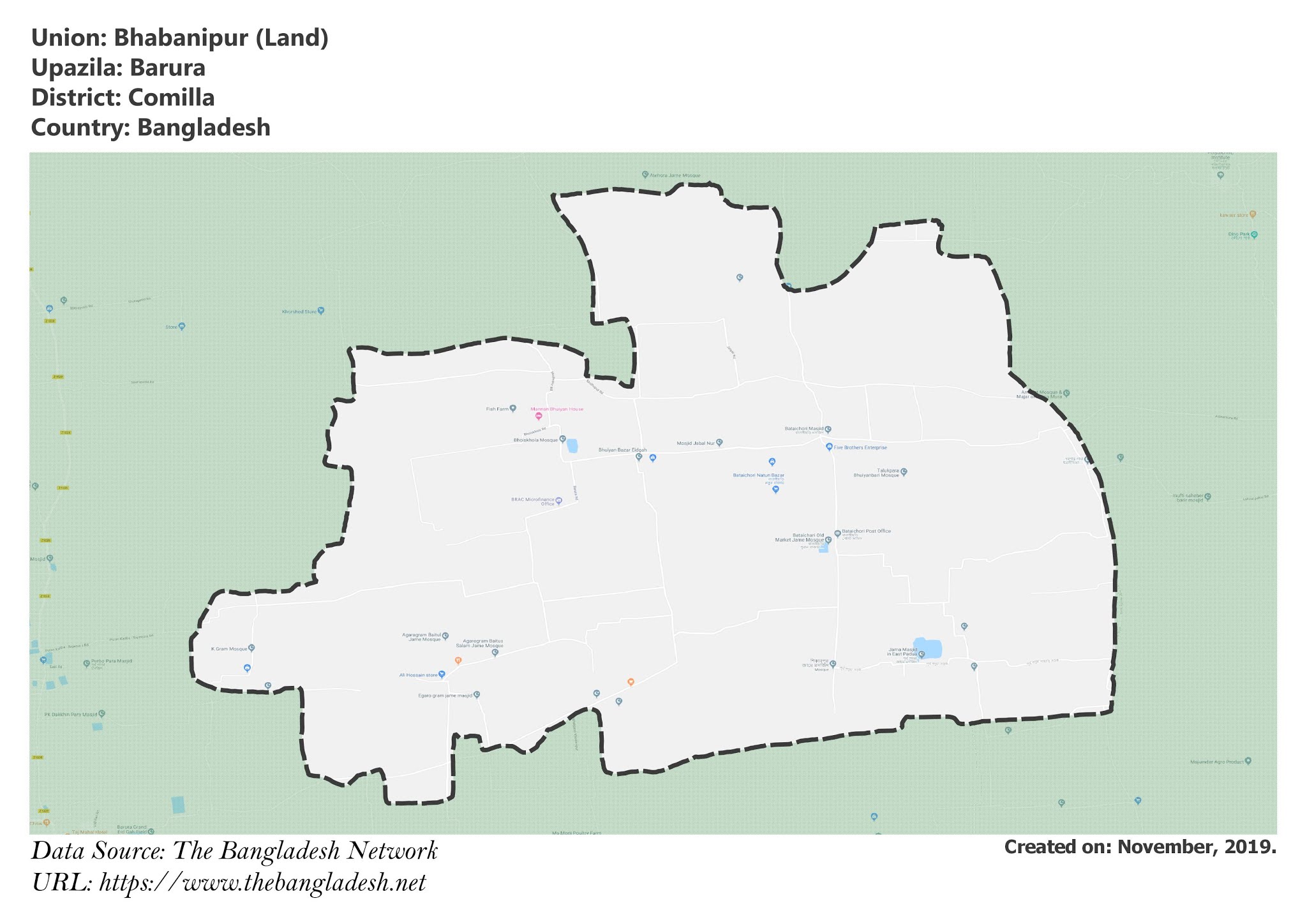 Bhabanipur Union, Comilla