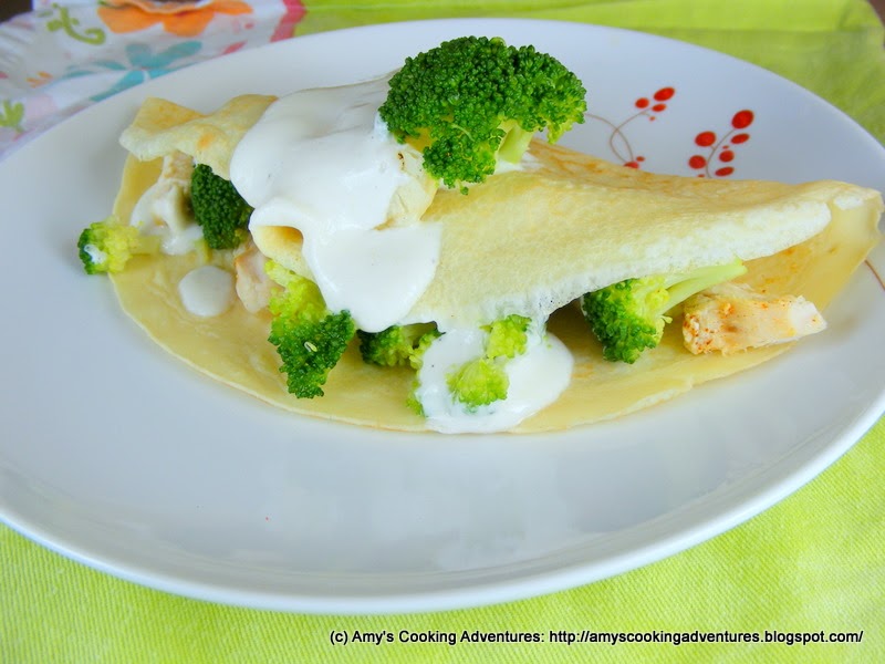 Savory Crepes: Chicken Divan