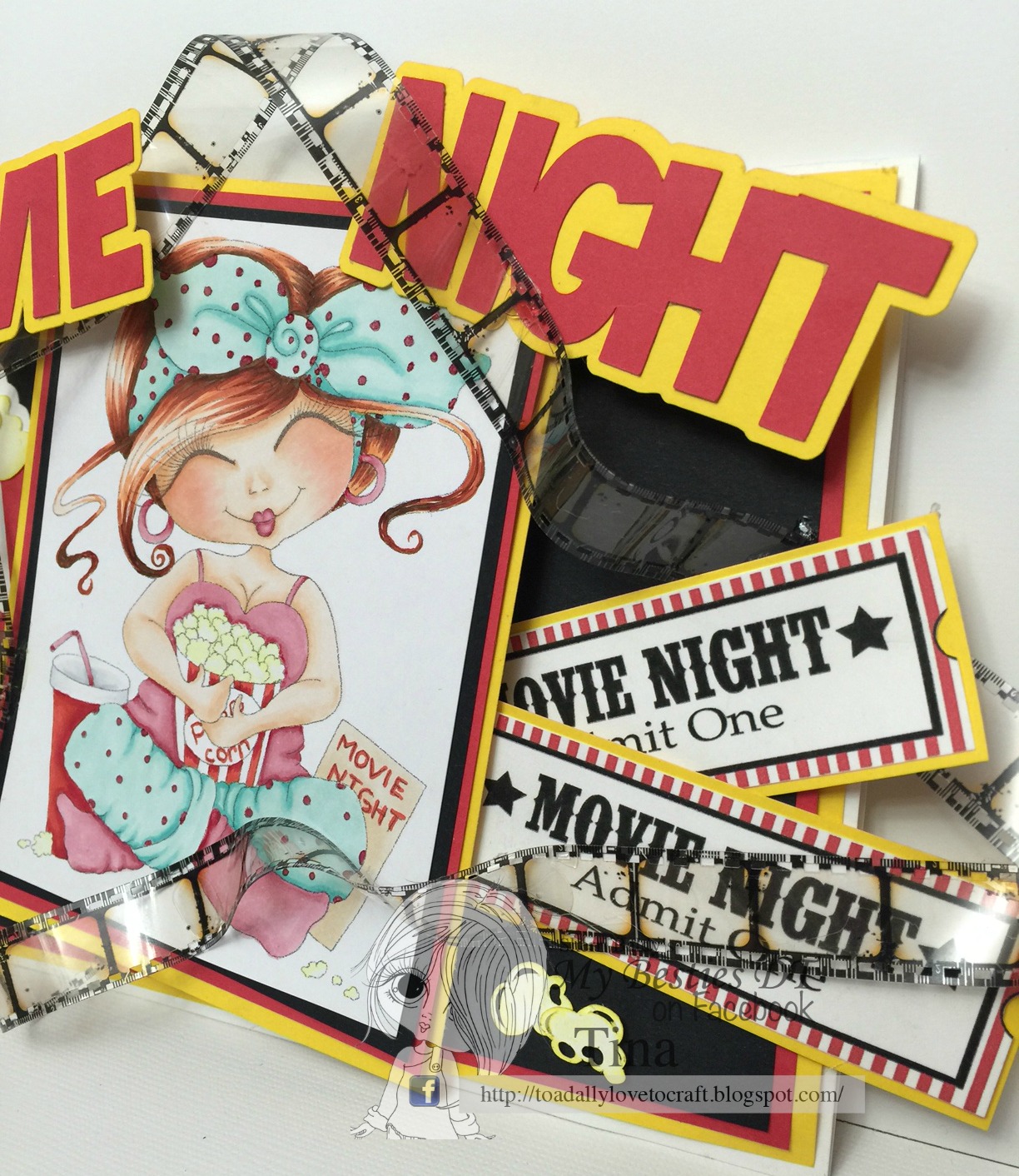 Toadally Love To Craft: Movie Night With Fluffy Bestie