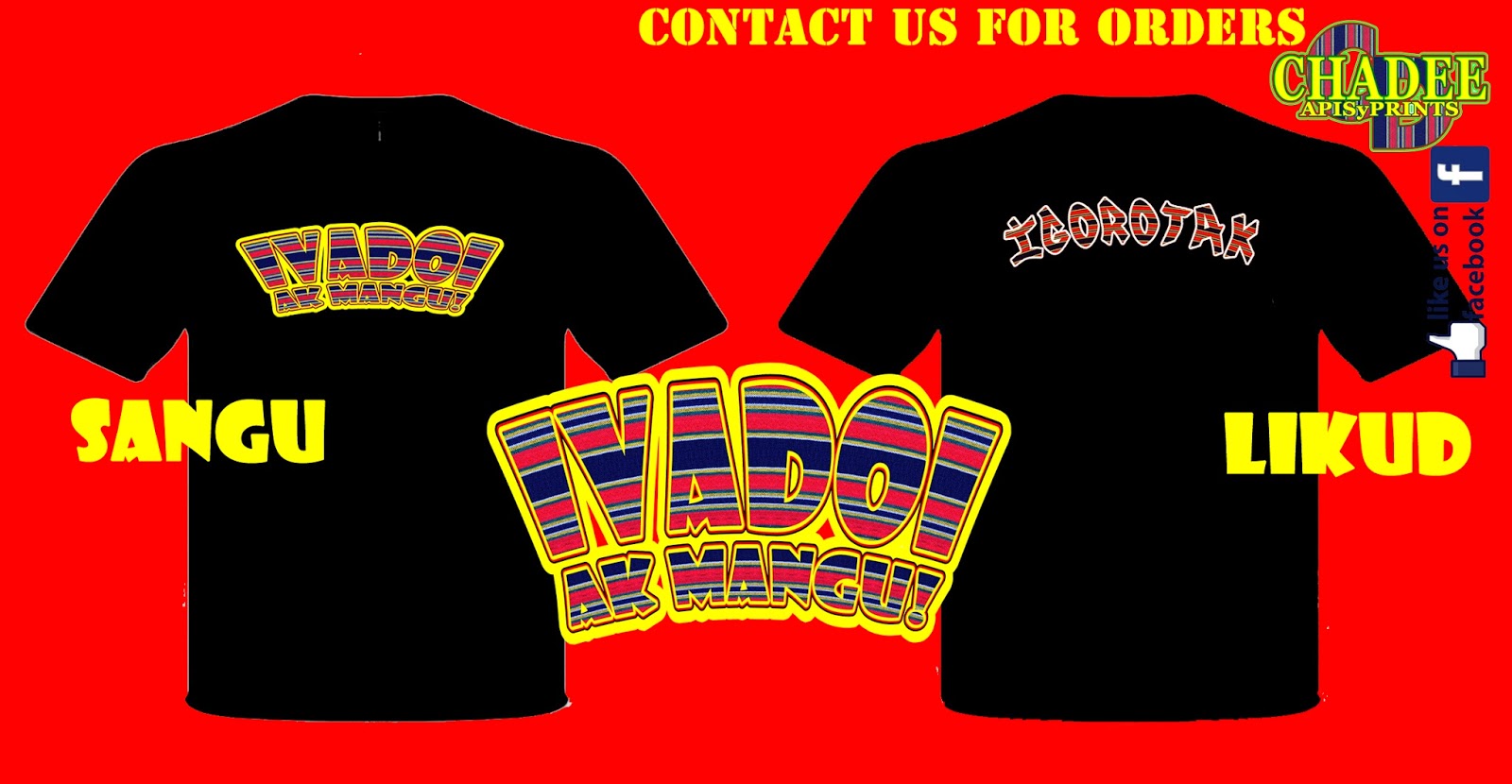 Chadee Apis y Prints: Igorot Cordilleran Baguio Native Tee Designs