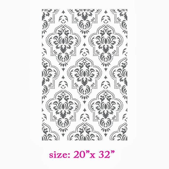 design dump: my first stenciling project