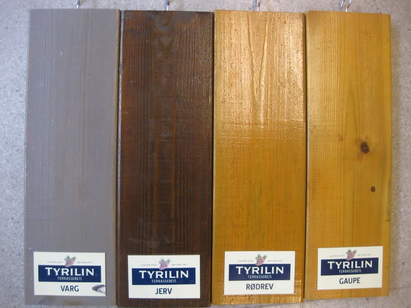 Tyrilin terrassebeis farger