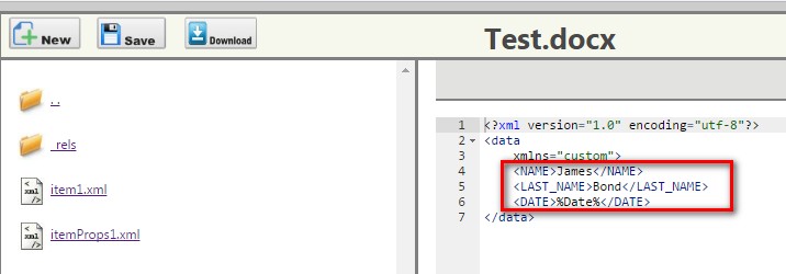 Sap Abap Central Openxml In Word Processing Custom Xml Part Mapping Flat Data