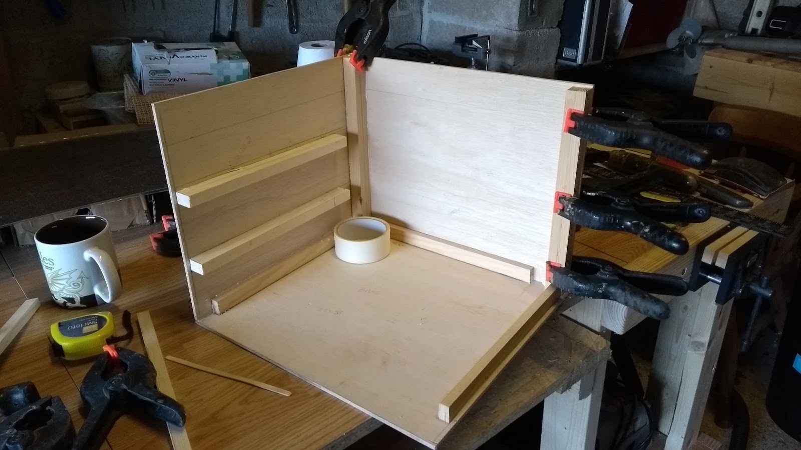 Arwen's meanderings: creating the plans for a galley box for a dinghy