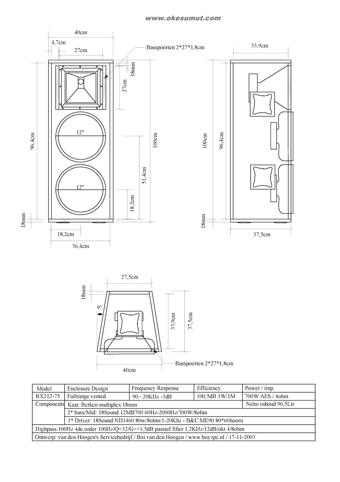 ukuran box speaker 12inch full range lapangan