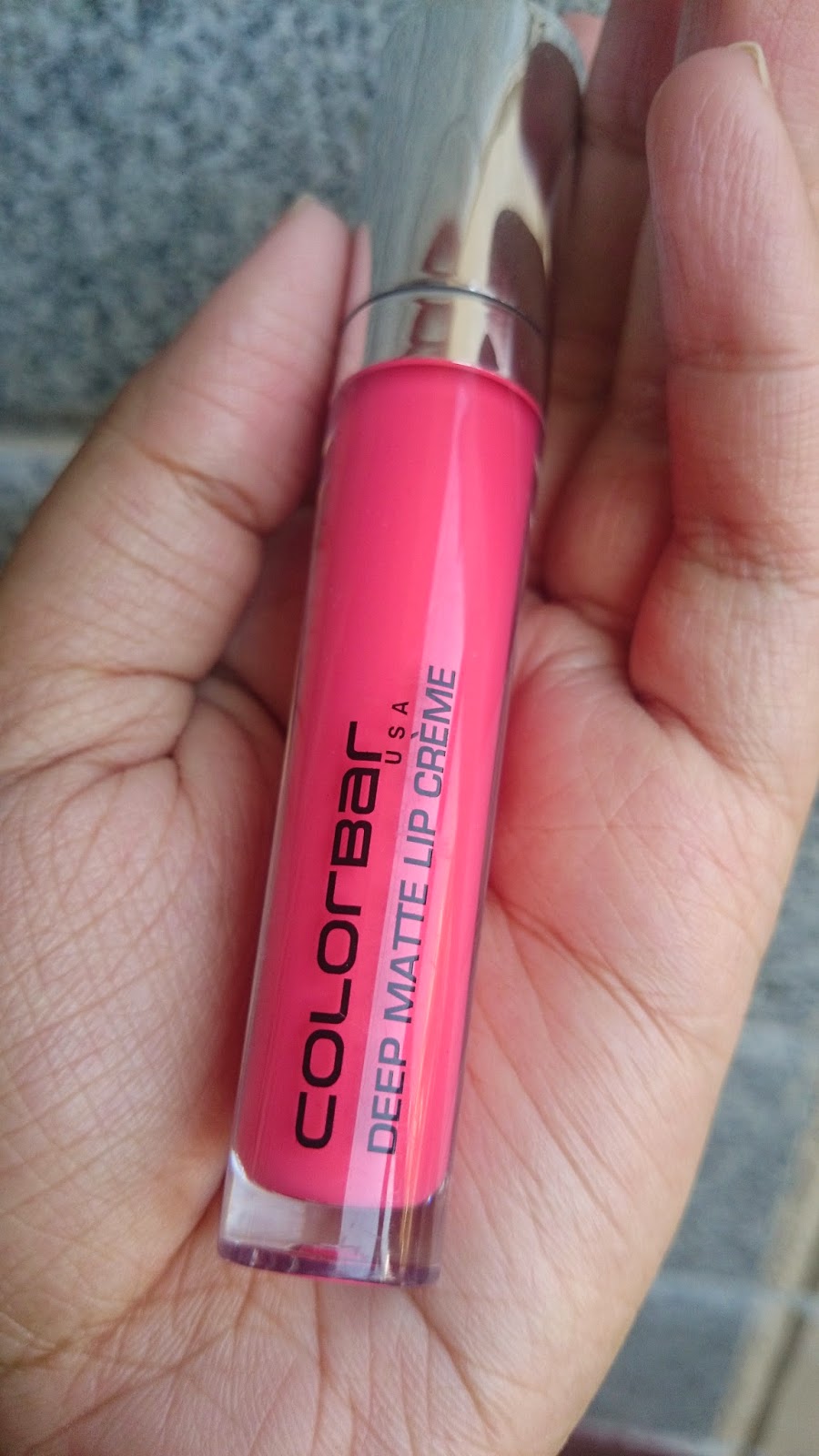 beauty is you: COLOBAR DEEP MATTE LIP CREME(DEEP BLUSH)