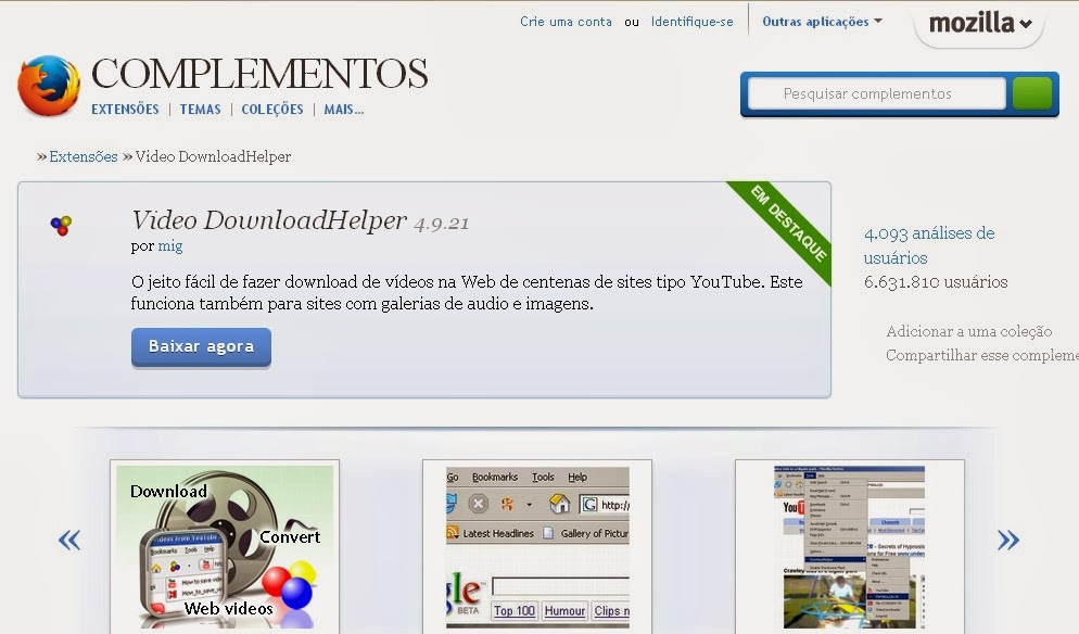 HD Virtual 4: 758 KB - Video DownloadHelper - para baixar videos pelo ...