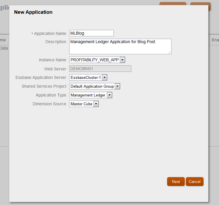 Creating your first HPCM Management Ledger Application