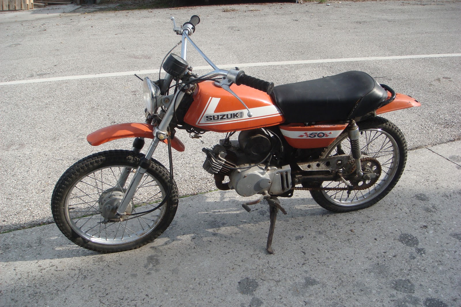 Stiletto's vintage dirt bikes: Suzuki TS 50 J Gaucho 1972