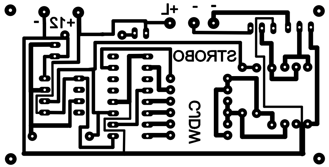 Critane Pak Rachman jalan jalan: strobo LED 555 4017 CJDW