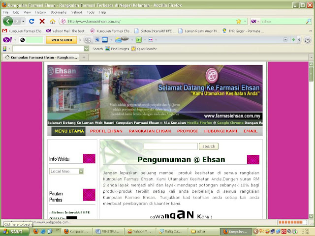 EG Management & Services: Pembangunan Laman Web / Sistem