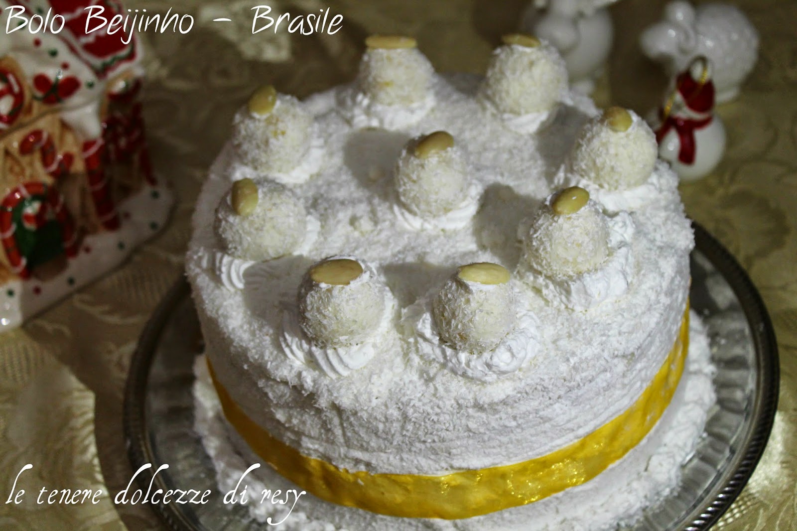 le tenere dolcezze di resy: Bolo Beijinho - la torta "bacio" brasiliana