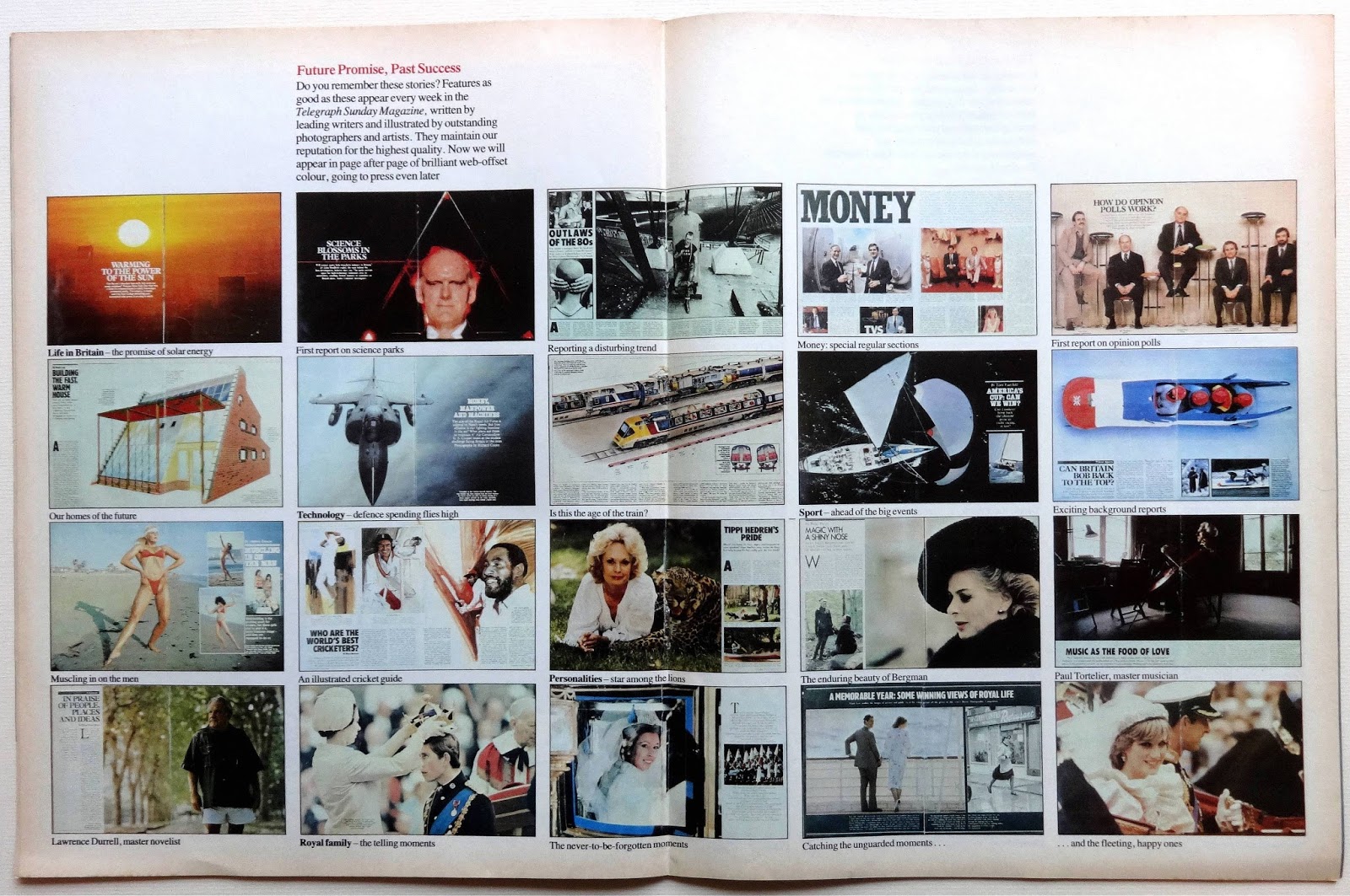 Past Print: Sunday Telegraph magazine dummy / July 1984