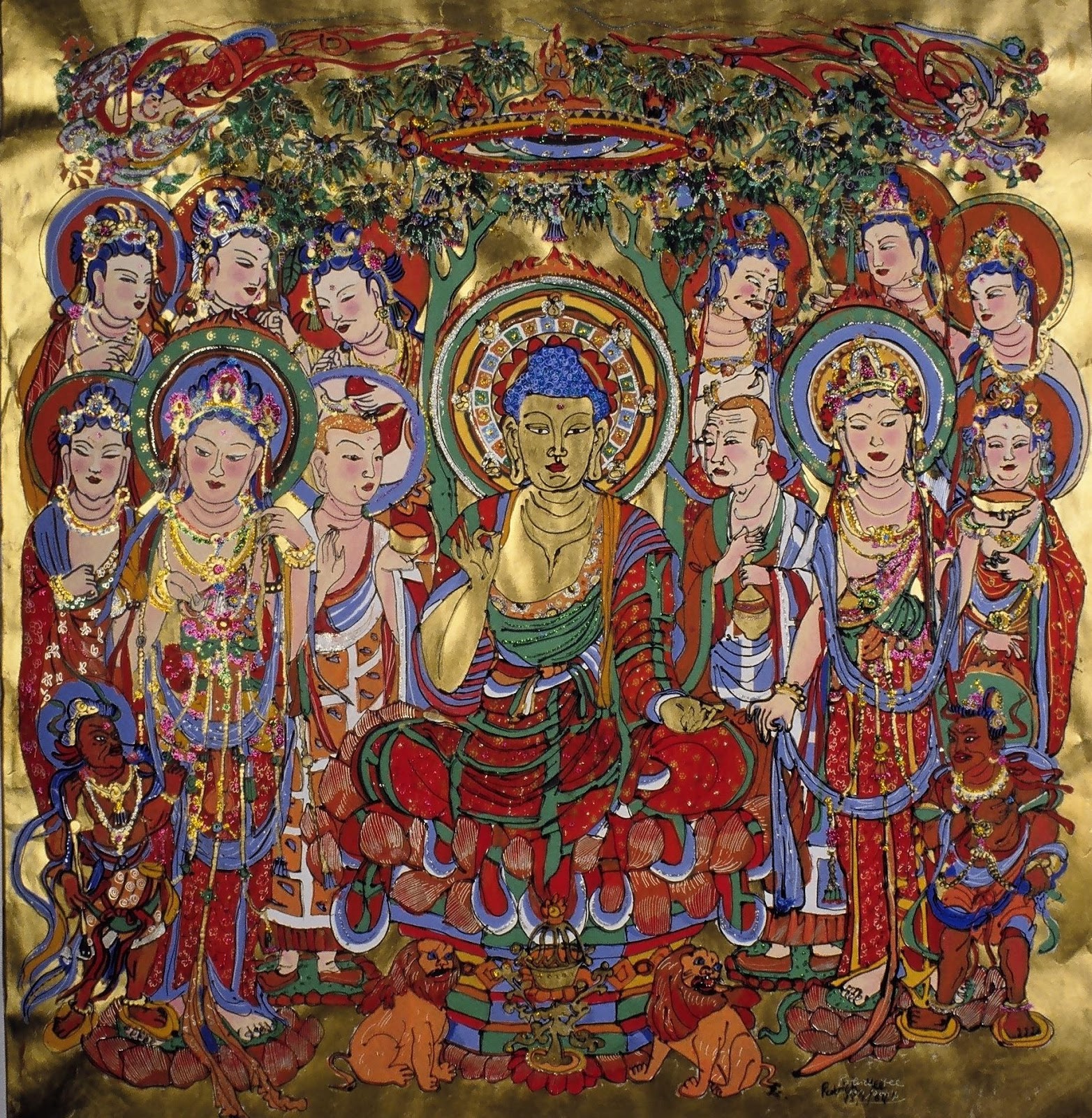 Patrick Yee Illustration: Buddha paintings