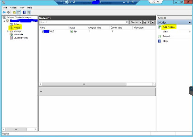 How to add SQL node to failover cluster - TECH Stuff