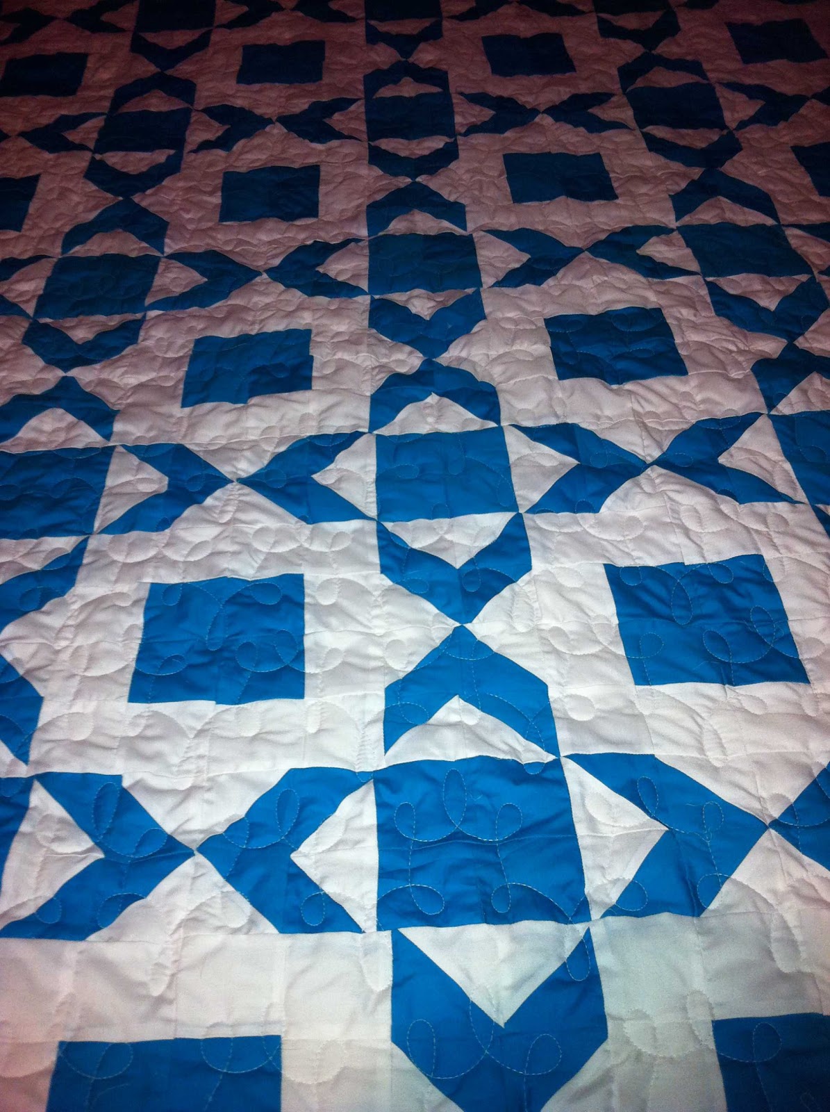Country Life: Blue and White Quilt