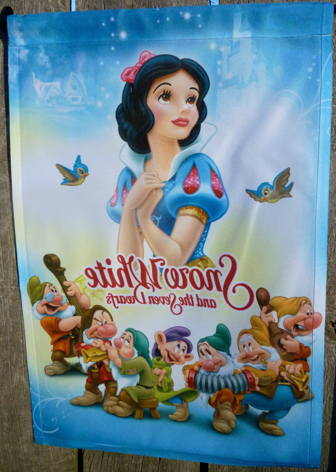 Filmic Light - Snow White Archive: Snow White Garden Flag