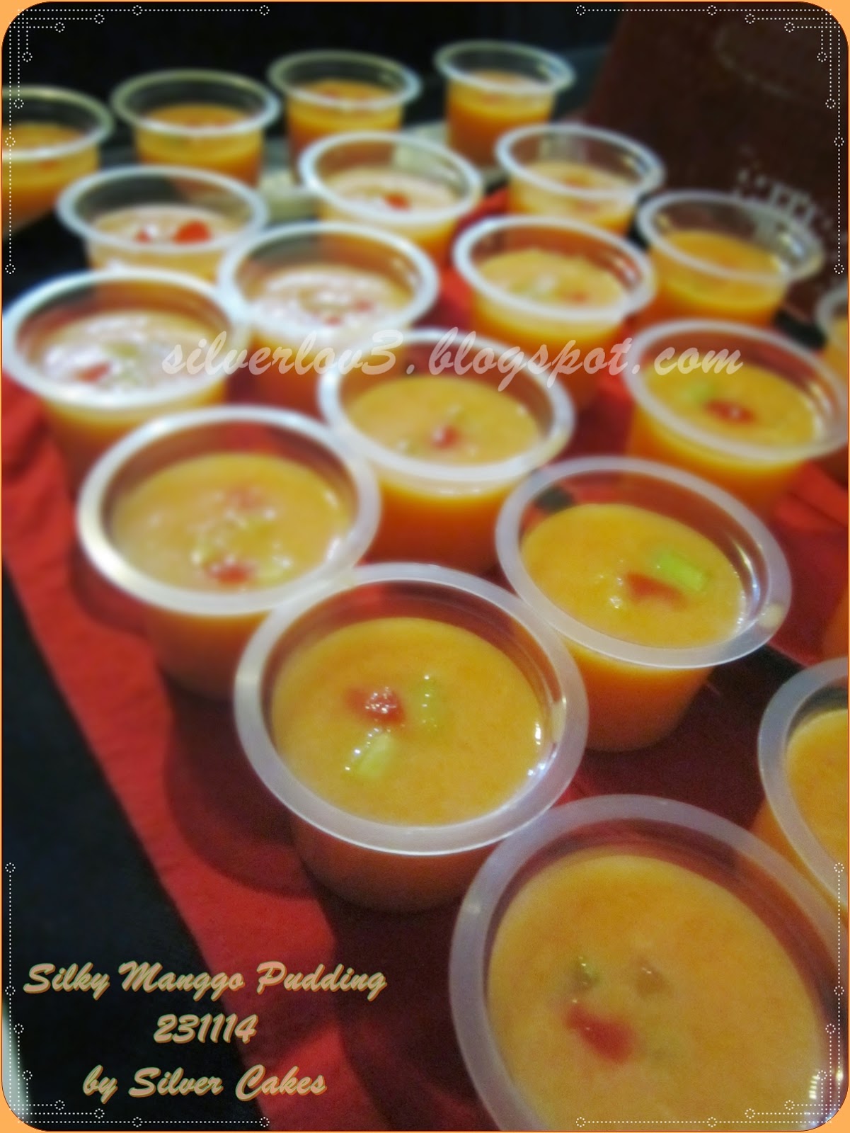 Silver Cakes: Silky Manggo Pudding