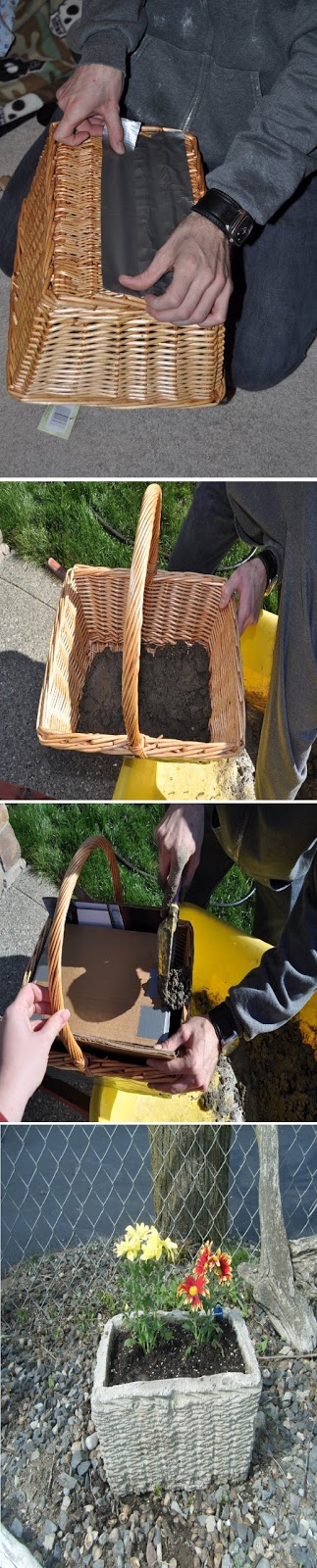 handmade flower pot - garden favorite