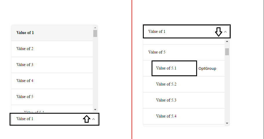 Code Samples: jQuery Nice Select Plugin with Position And OptGroup Support