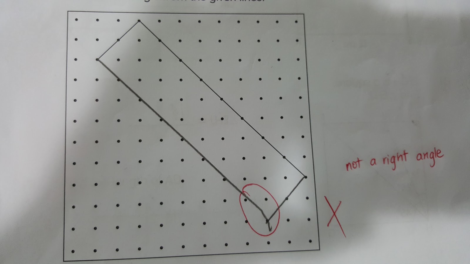 EDP Class 4A (2016): Drawing Squares and Rectangles on dot paper