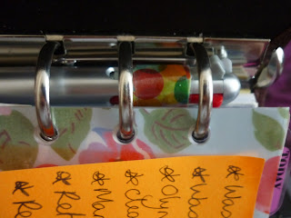 The Life of The Perpetual Student: Filofax hack: Pen loop inside the rings!