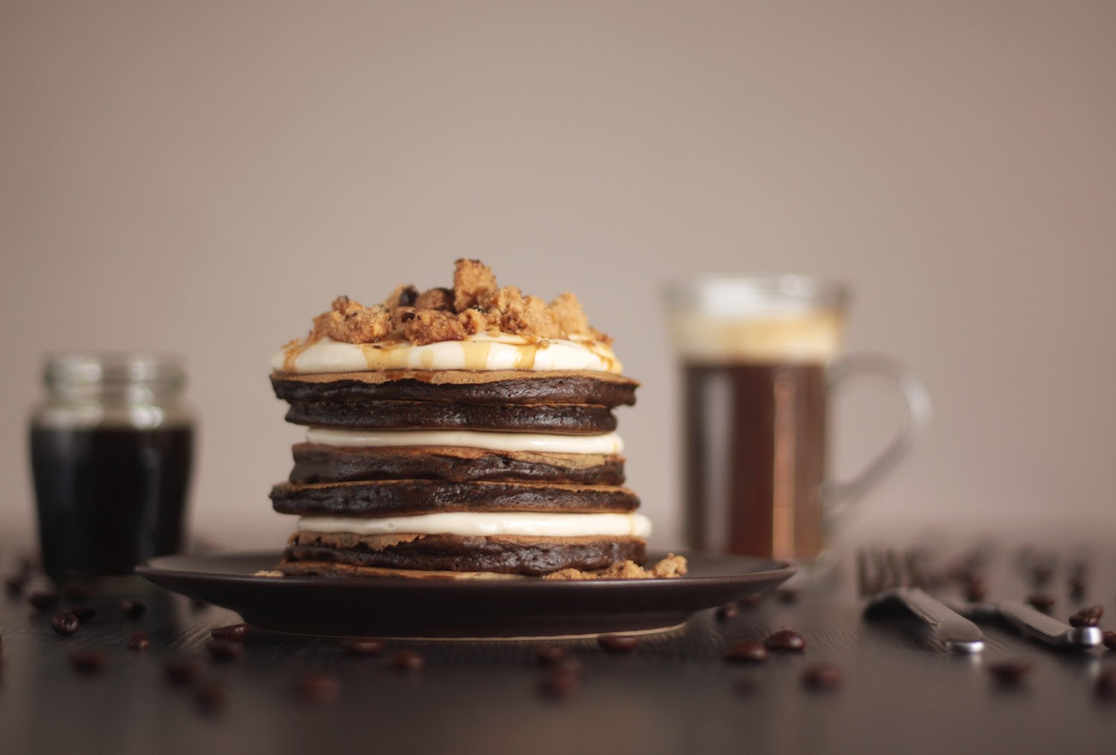 Pancake Stories: Coffee Pancakes With Coffee Syrup And Some Nice Sweet ...
