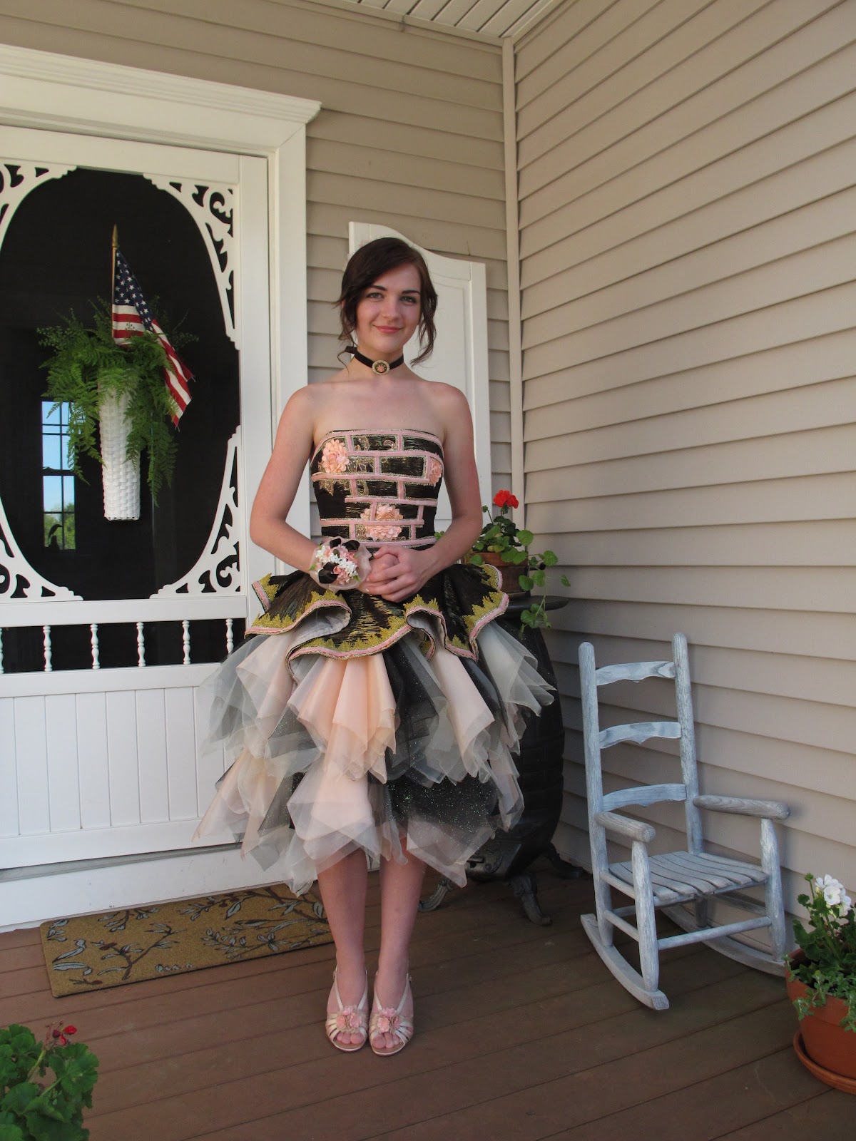 Folded Gingham: Birthday, Prom, Parade, Gardens, and Life....