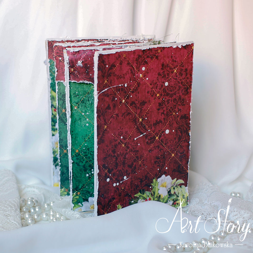 Kurs na świąteczny mini album / A Christmas mini album tutorial ...