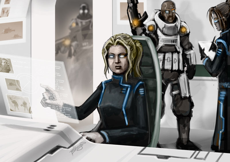 Bruyn - The art of Craig Bruyn: The Program - Concept art