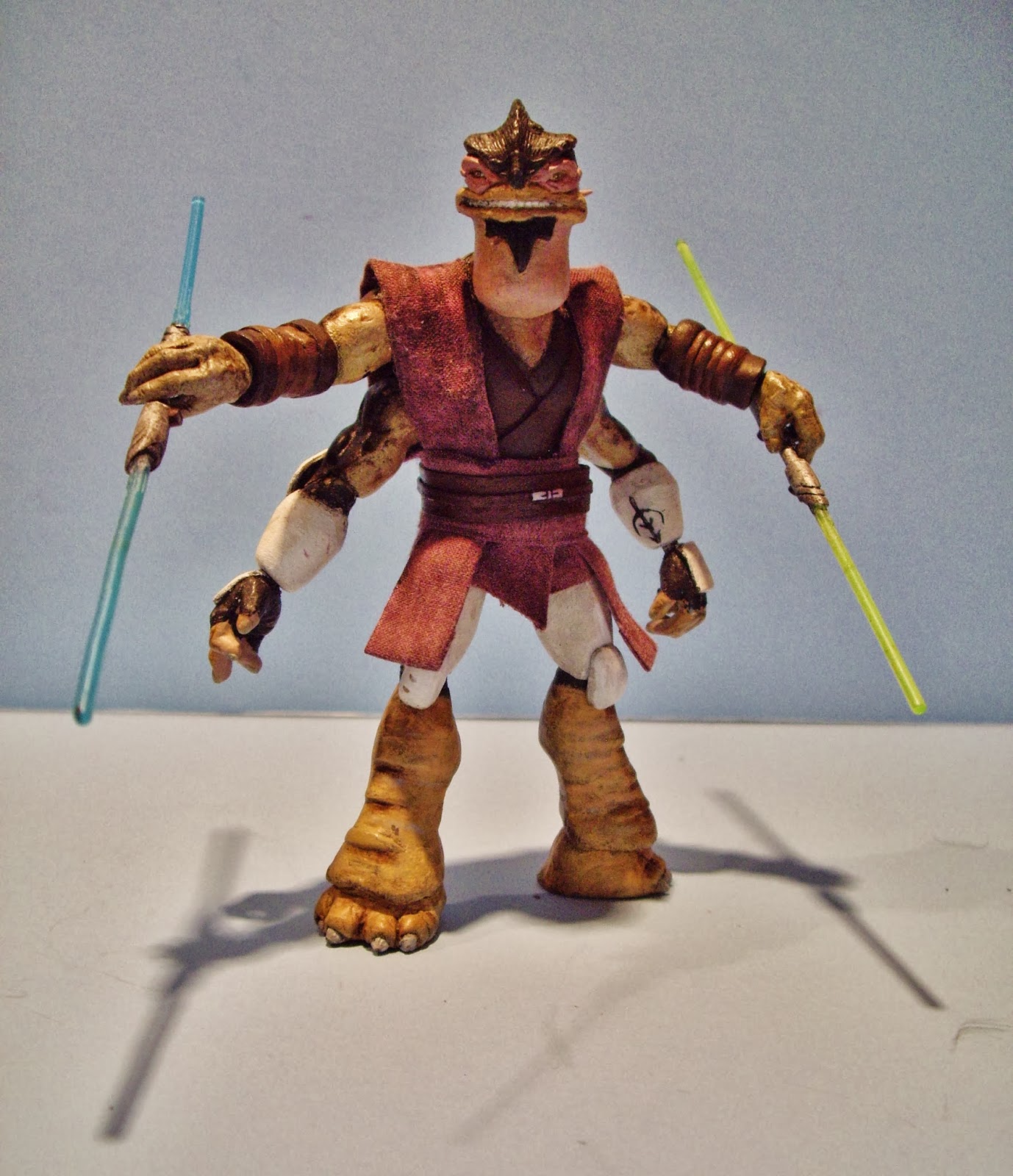 Star Wars: Customs for the Kid: "JEDI GENERAL PONG KRELL" custom action ...