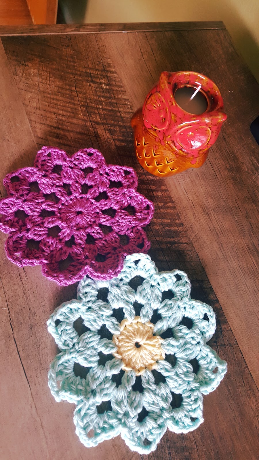 HookedwithLuv: Crochet Doily Coaster