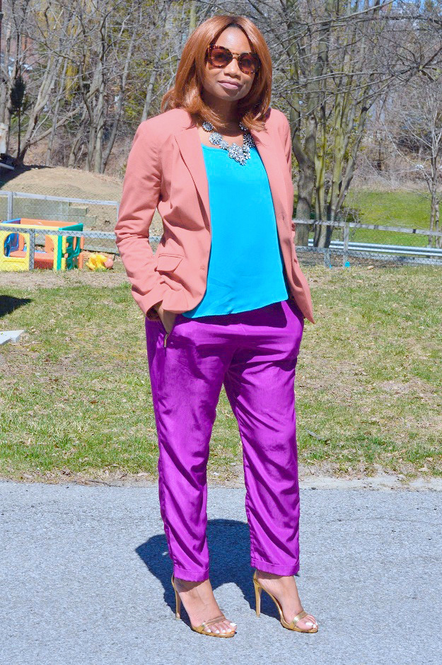 Colour Block OOTD | Effortless Lady