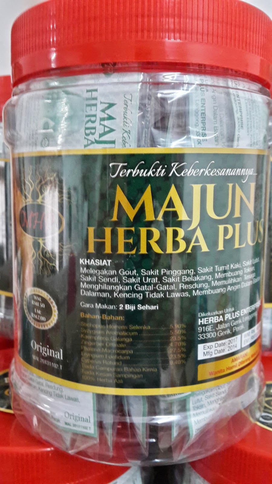 MAJUN HERBA PLUS Original: April 2015