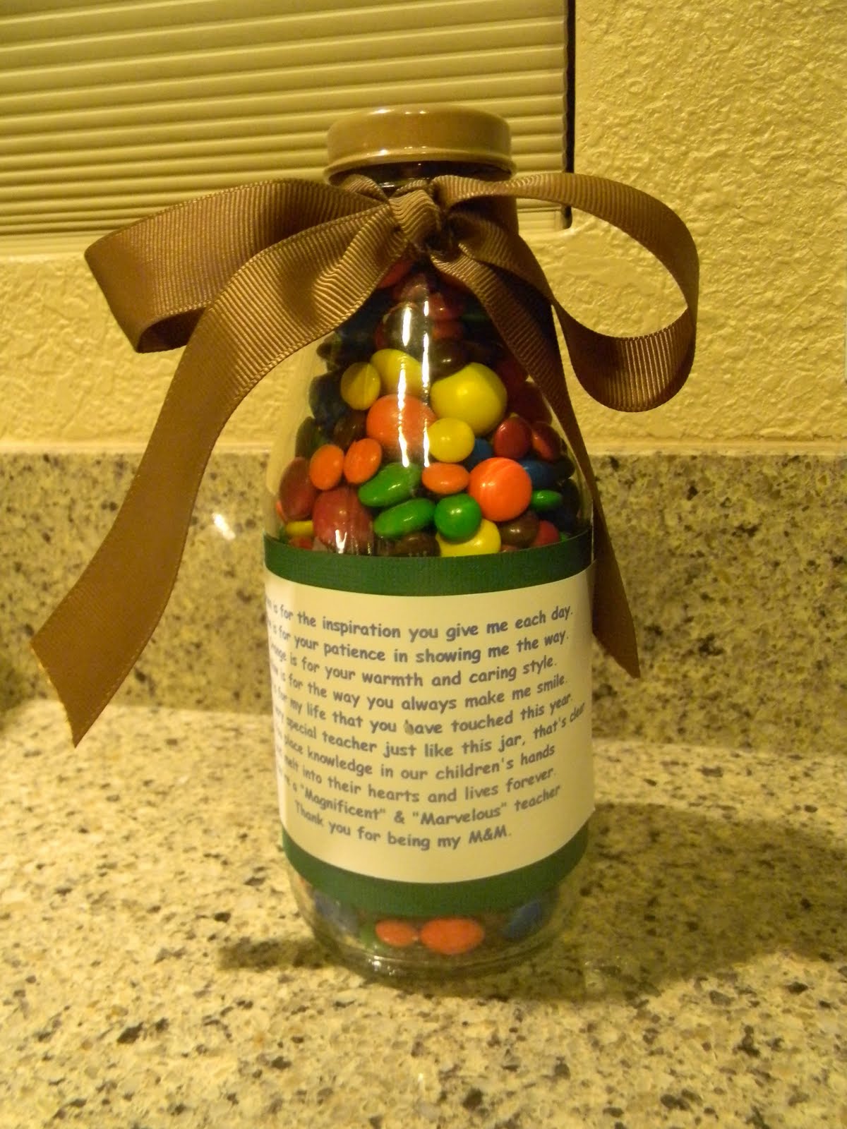 Simply Crafty: "Magnificent" & "Marvelous" Jars - Teacher Appreciation