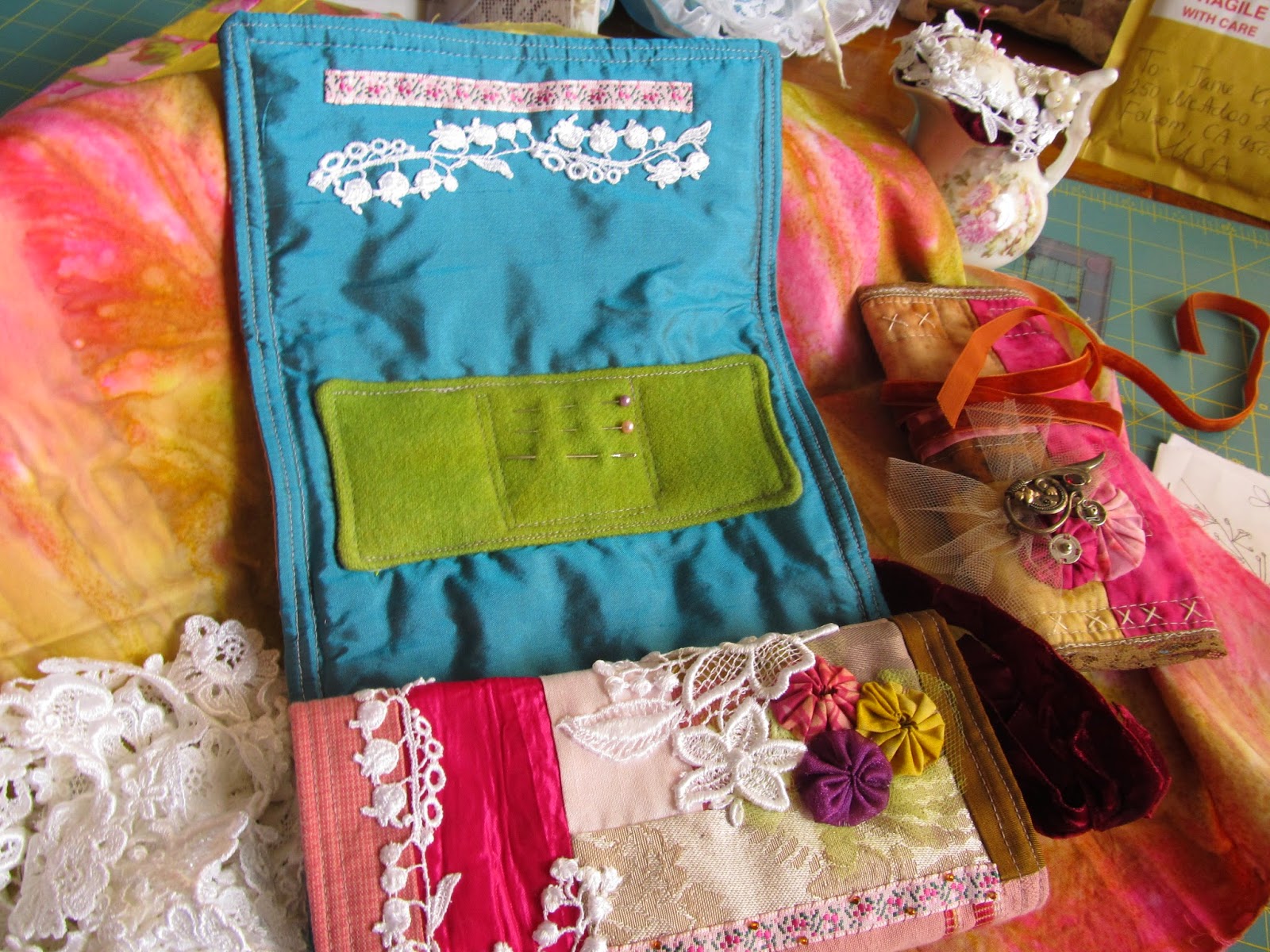 Crazy Victoriana crazy for quilts: Embellishing Strawberries n ...