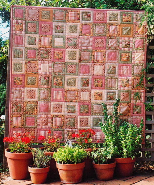 Quick and easy patchwork quilt -Pattern Free