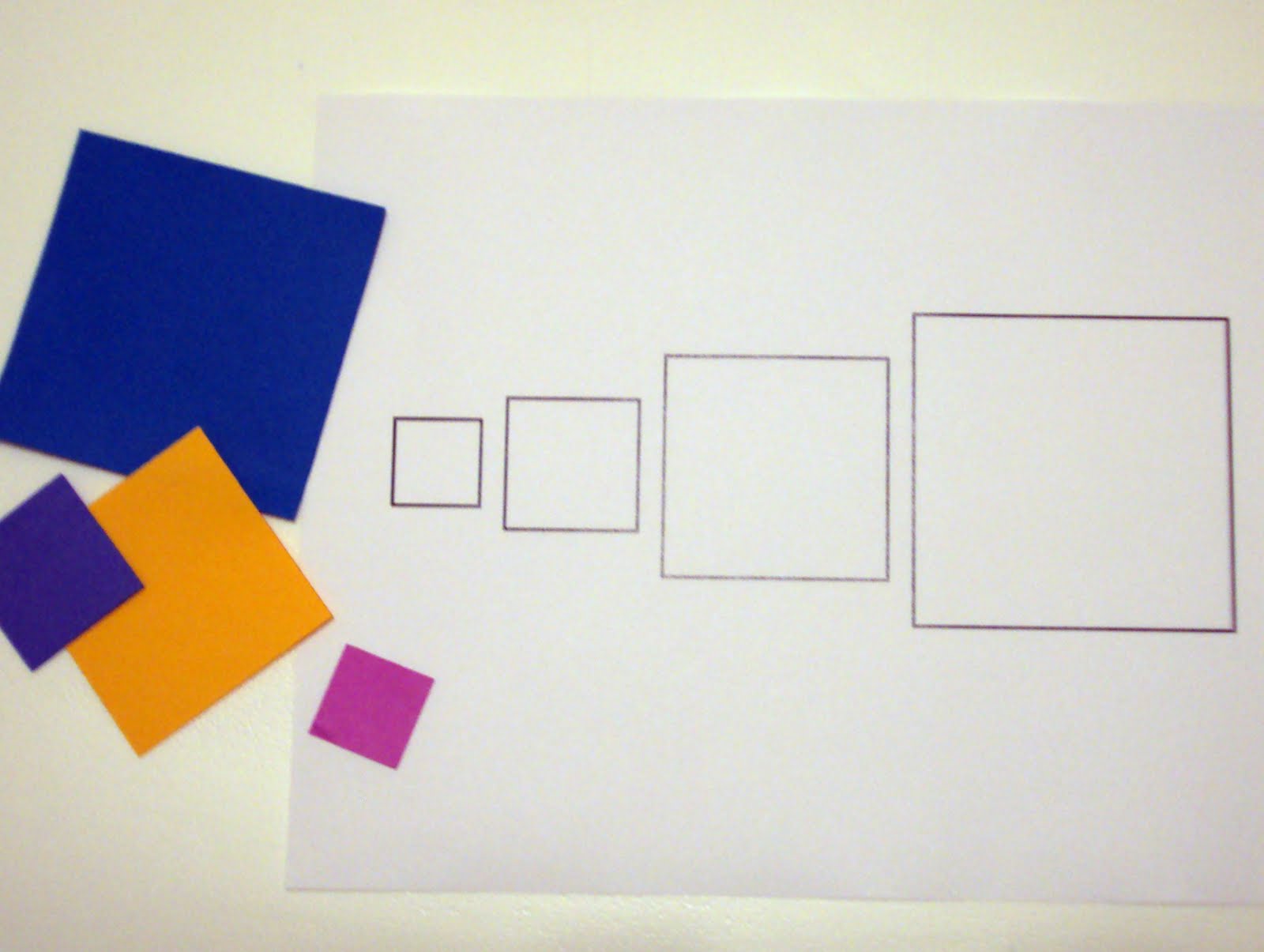 Mom's Tot School: Shape: Square