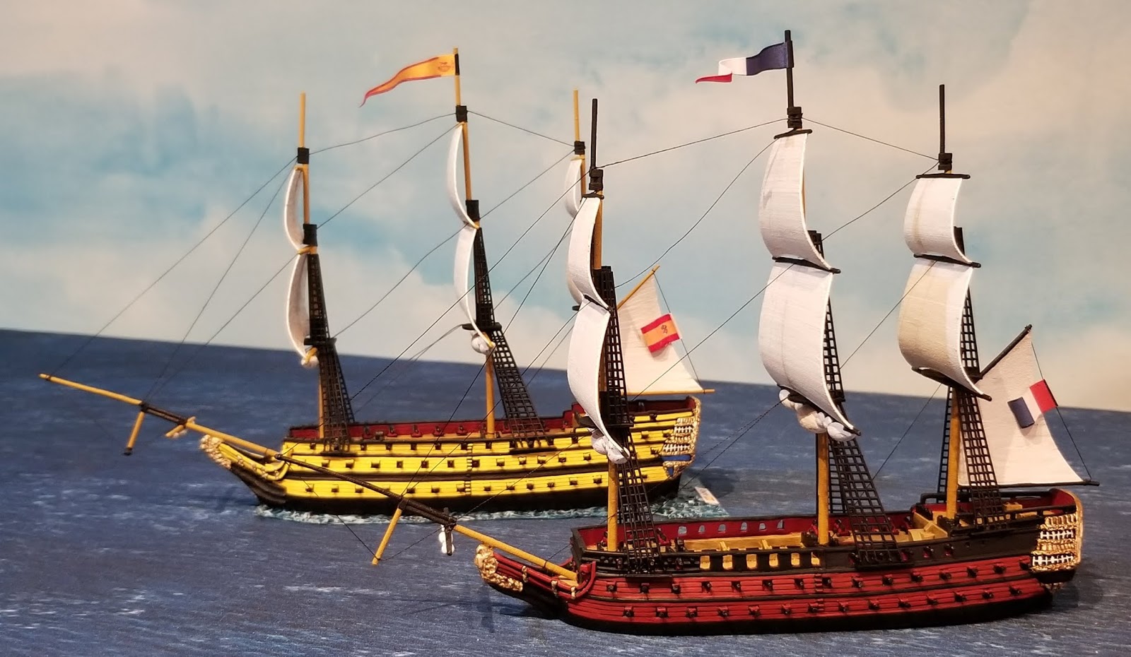 Jay's Wargaming Madness: Trafalgar Project - French 74 Gun Ship - Héros