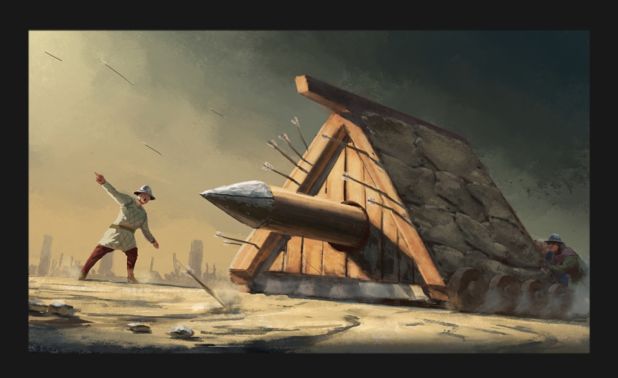 Líníocht Blog - blog of J G O'Donoghue: Medieval Battering Ram