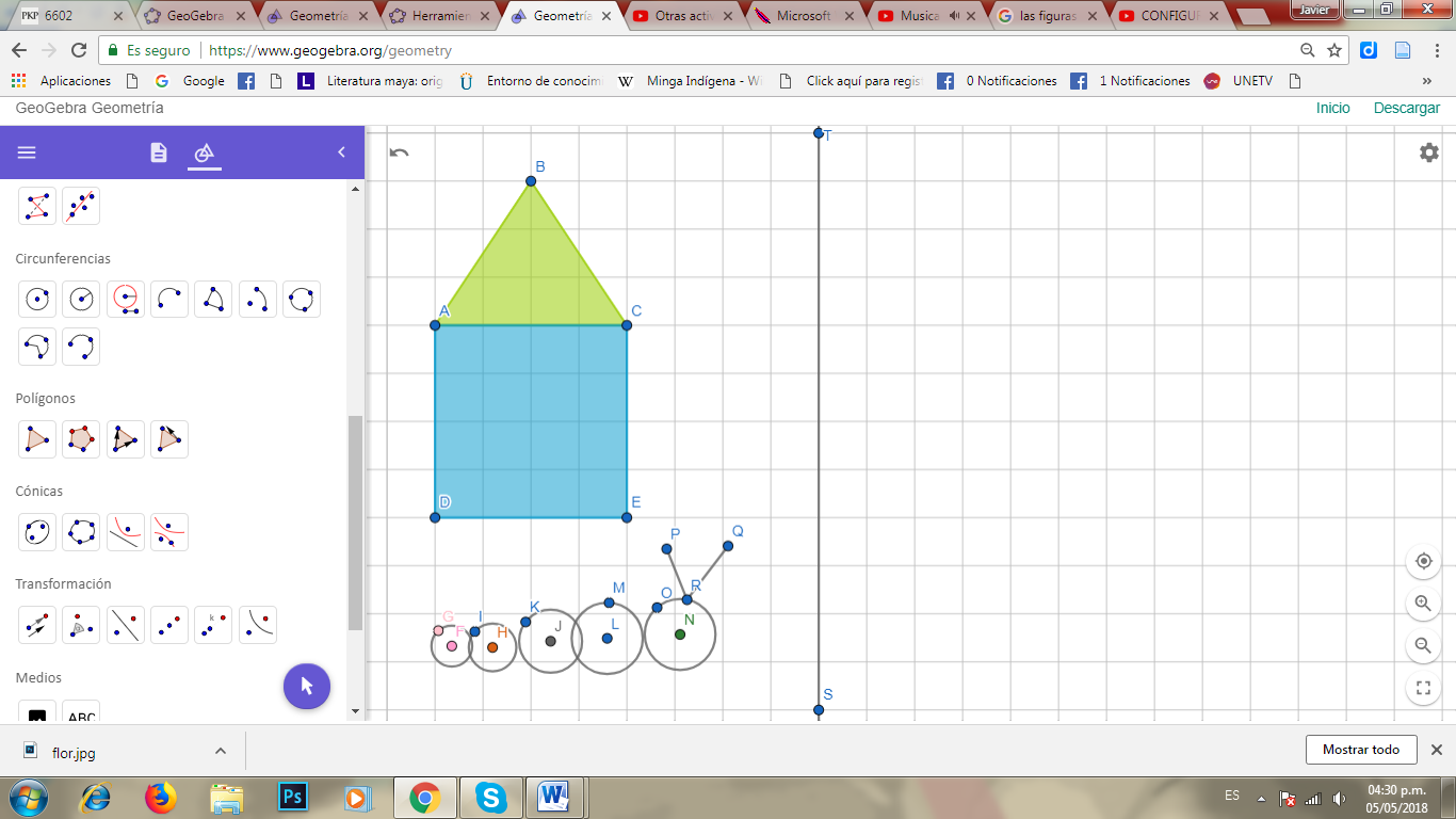 MatematiCavilando: Actividades diseñadas con Geogebra Básico