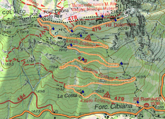 Ciaspolata con discesa in notturna - Rifugio Dolomites, Monte Rite