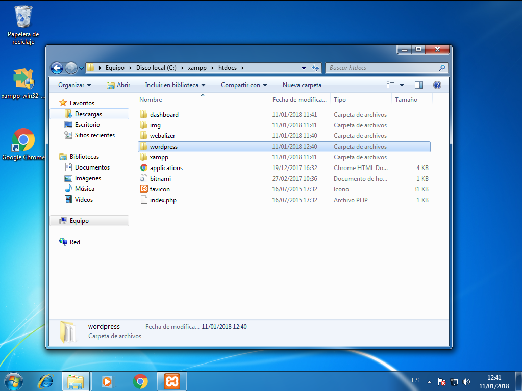 Como montar un Servidor de Web local con XAMPP