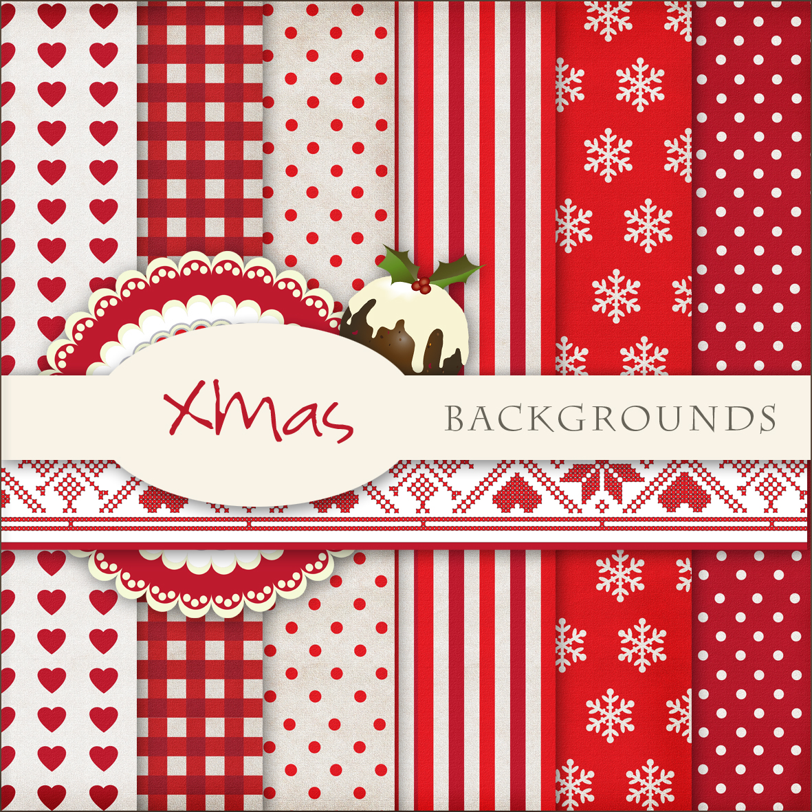 Scrap. DOT: New Freebies Xmas Backgrounds