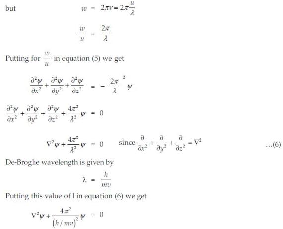 Vedupro: Schrodinger Time Independent Wave Equation, The Time ...