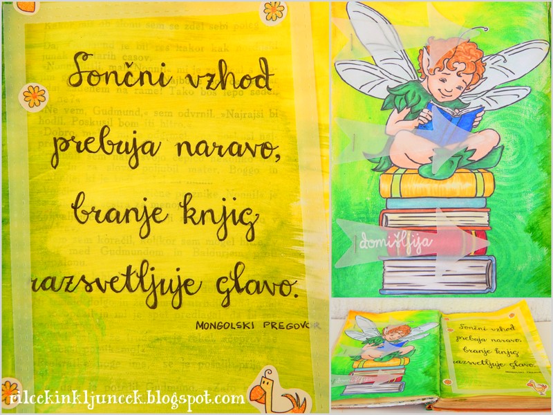 Rilček in Kljunček: Kljunčkova knjiga: Domišljija je v knjigah doma