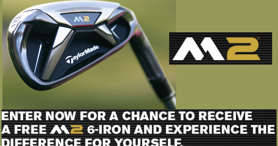 TaylorMade M2 6 Iron Golf Club Giveaway - 8,000 Winners - HEAVENLY STEALS
